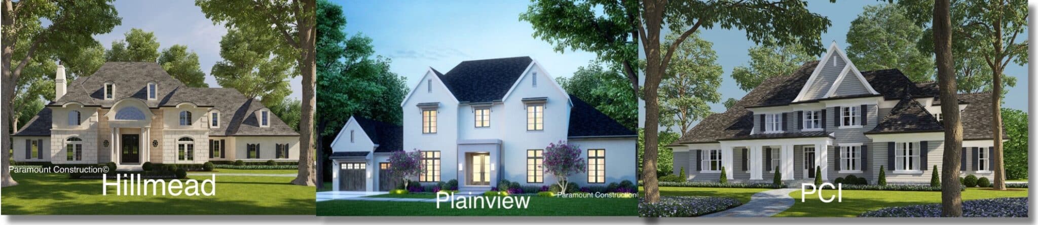 Front Elevations - Paramount Construction